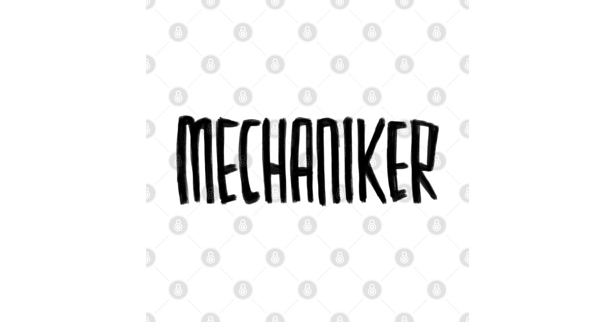 Mechanic, German, Mechaniker - Mechaniker - T-Shirt | TeePublic