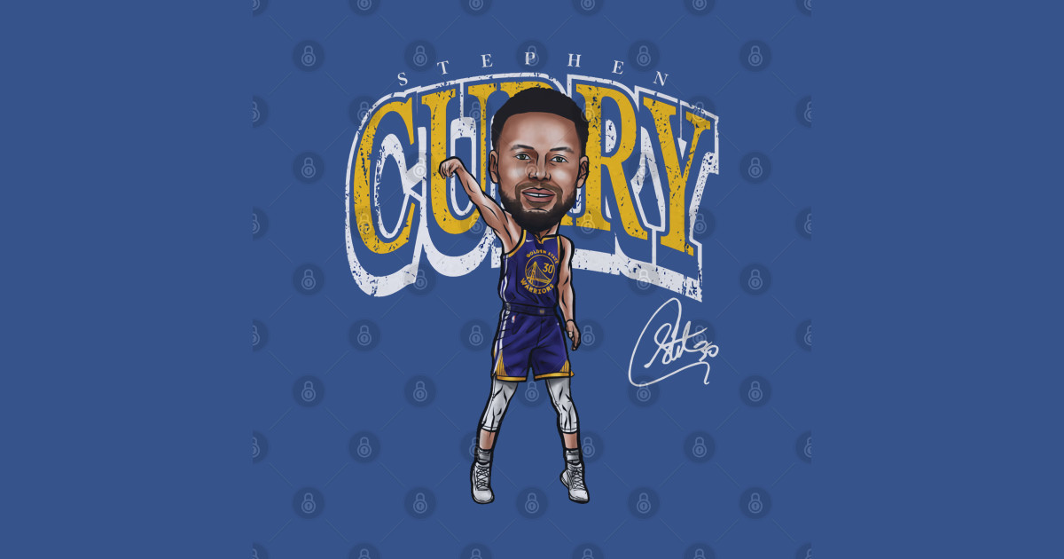 Steph Curry GSW Cartoon - Steph Curry - T-Shirt | TeePublic