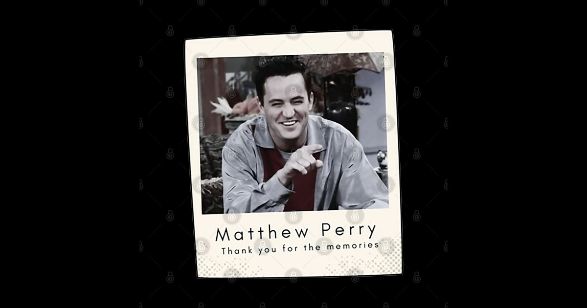 Matthew Perry Rest In Peace RIP Comedian - Matthew Perry - Sticker ...