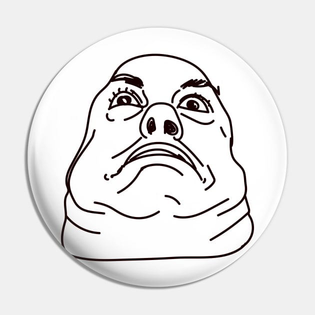 Double Chin Funny Face Meme - Double Chin - Pin | TeePublic