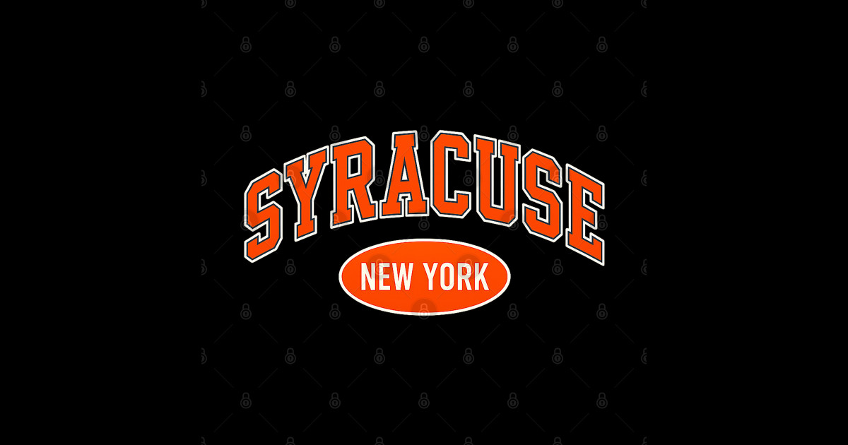 Syracuse New York Orange Arch - Syracuse - Sticker | TeePublic