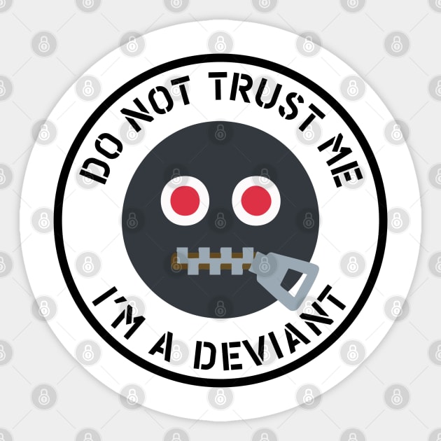 Do Not Trust Me I'm a Deviant. Gimp emoji - Creepy Emoji Face - Sticker ...