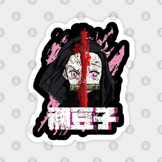 DEMON SLAYER 2: NEZUKO HALF HUMAN HALF DEMON (GRUNGE STYLE) - Demon ...