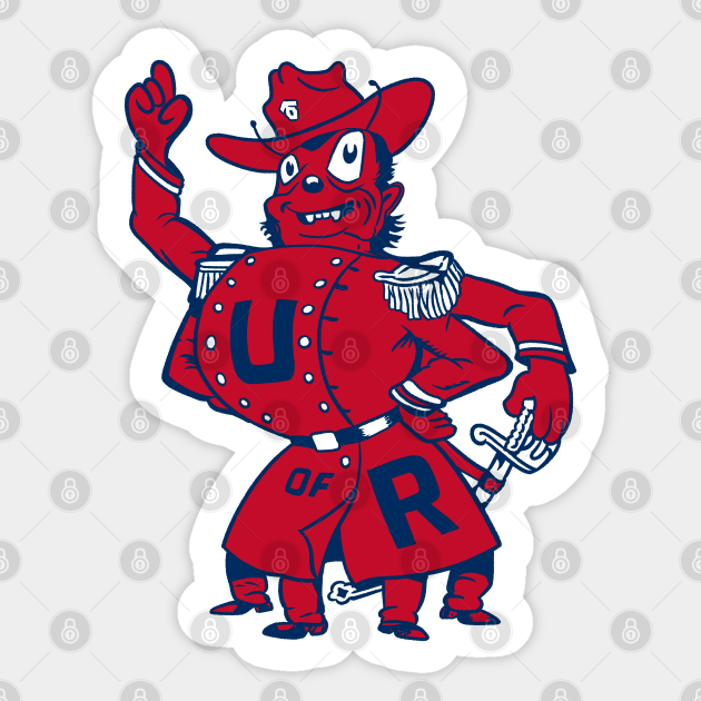 Vintage of U of Richmond Spiders Mascot - Richmond - Sticker | TeePublic
