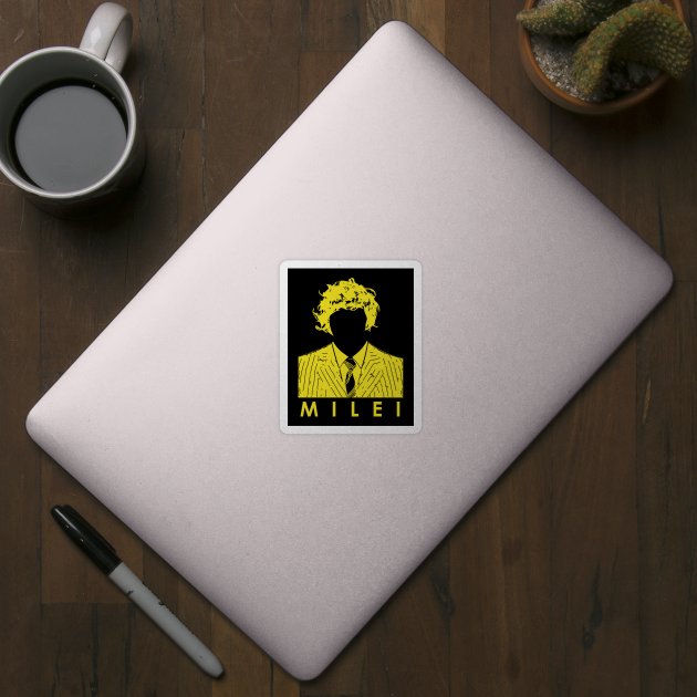 Milei Second Version - Milei - Sticker | TeePublic