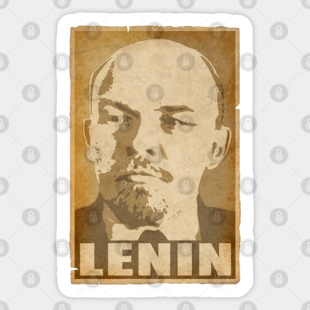 Vladimir Lenin Propaganda Poster Pop Art - Vladimir - Sticker | TeePublic