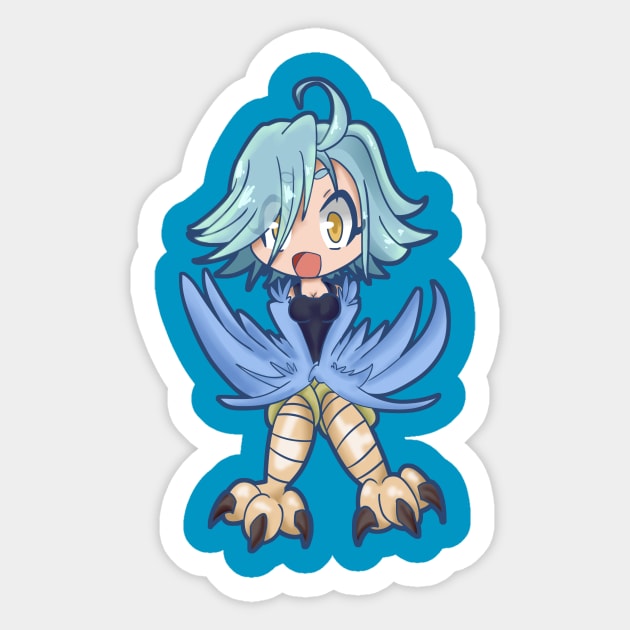 Monster Musume Papi - Monster Musume - Sticker | TeePublic