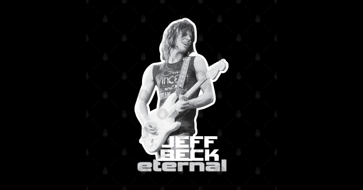 Jeff Beck Eternal - Jeff Beck - Sticker | TeePublic