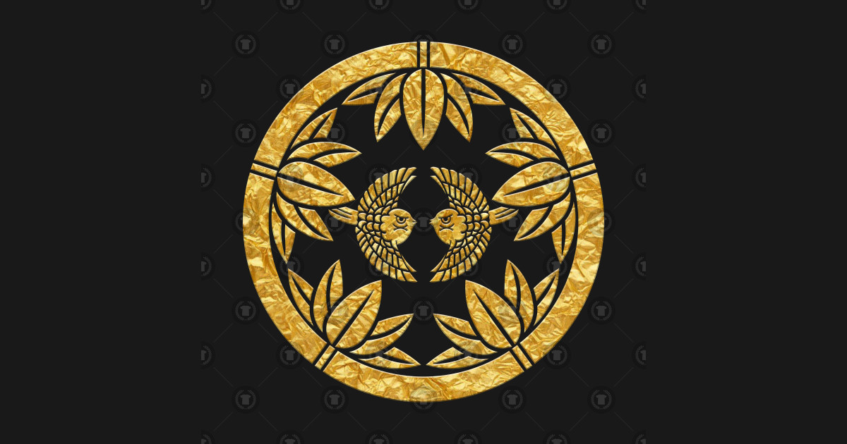 Japanese Mon Kenmonshokamon Uesugi Sasa - Kamon - Tapestry | TeePublic