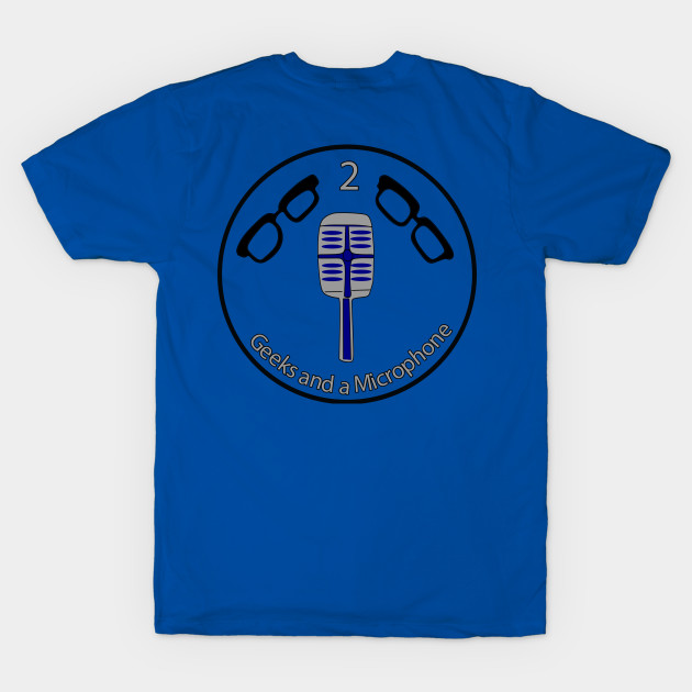 2 Geeks Logo Grey with Black outline - 2 Geeks And A Microphone - T ...
