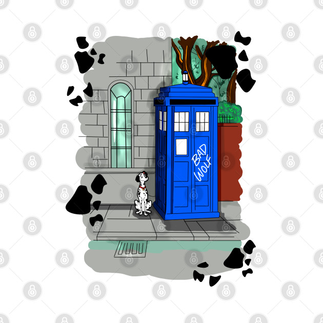 Bad Dog - Tardis - T-Shirt | TeePublic