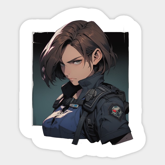 jill valentine - Jill Valentine - Sticker | TeePublic