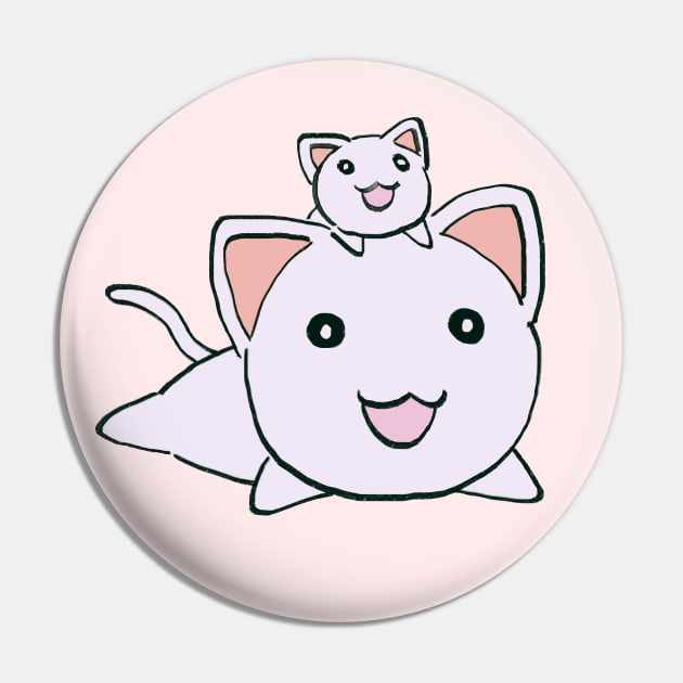 I draw the classic neco coneco cat and kitten plush / funny azumanga ...