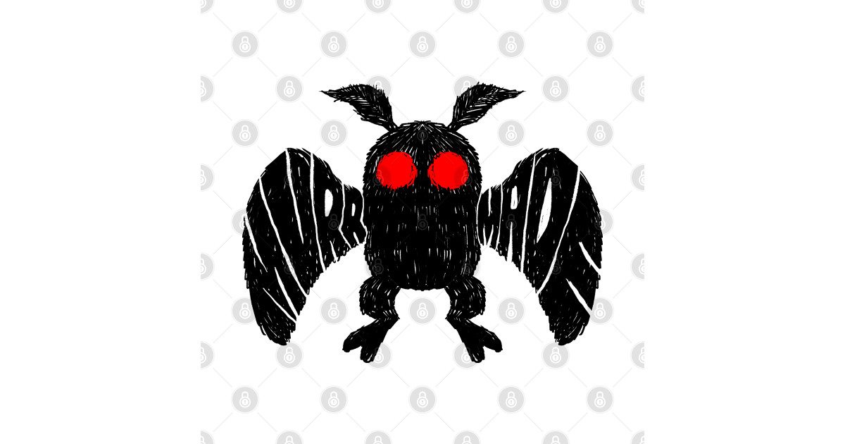 Mothman Logo - Mothman - T-Shirt | TeePublic