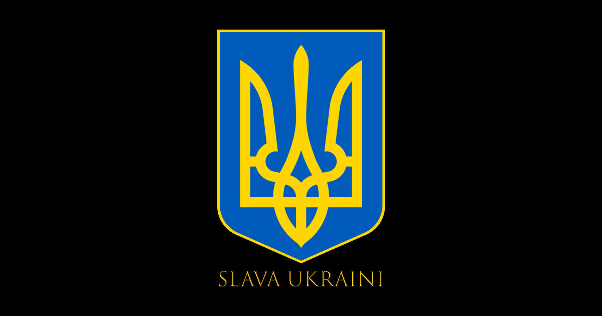 UKRAINE - SLAVA UKRAINI - Slava Ukraini - Sticker | TeePublic