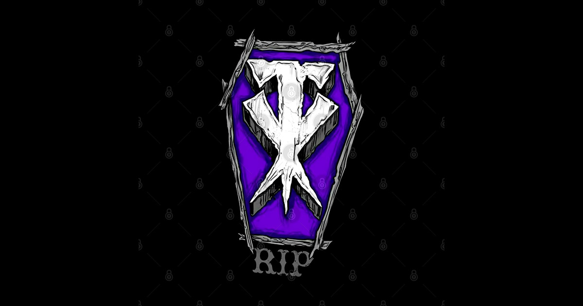 Purple Taker Casket - Undertaker - Sticker | TeePublic
