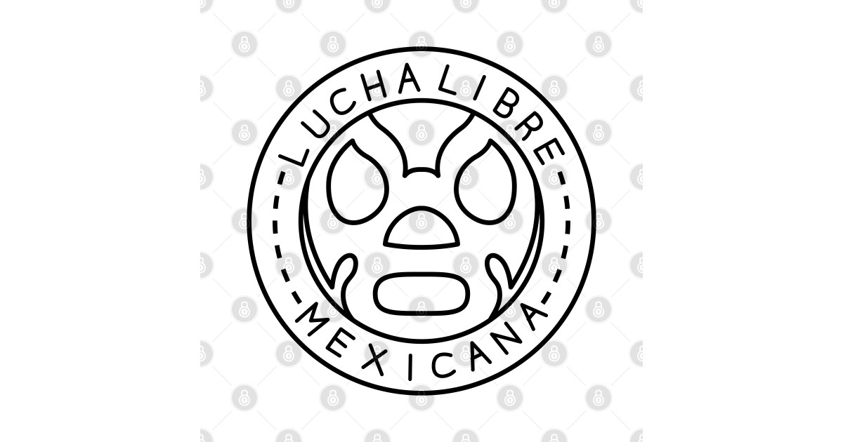 LUCHA LOGO#23mono - Logo - T-Shirt | TeePublic