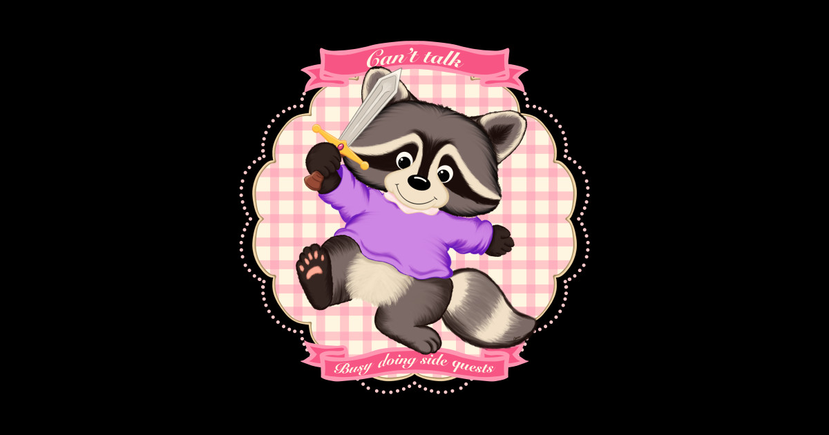 Can't talk, busy doing side quests - Adhd Funny Quotes - Sticker ...