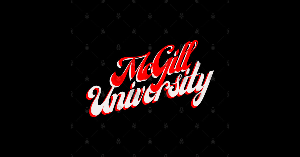McGill University - Mcmaster University - Sticker | TeePublic