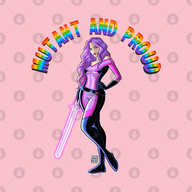 British Psylocke Mutant And Proud - Xmentshirt - T-Shirt | TeePublic