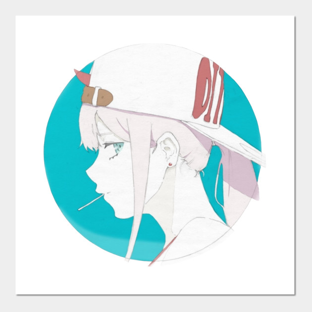 Zero Two Cap - Zero Two - Posters and Art Prints | TeePublic