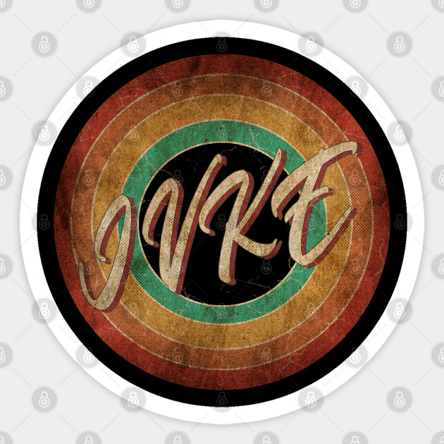 JVKE Vintage Circle Art - Jvke - Sticker | TeePublic