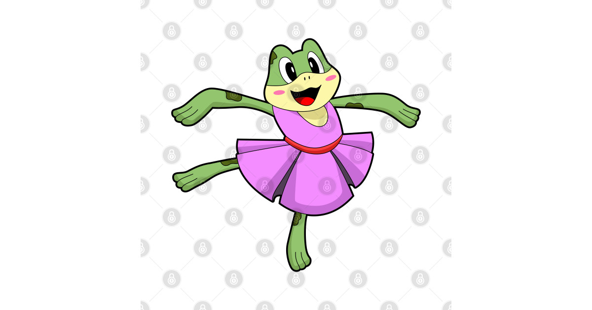 Frog Ballet Dance - Frog - T-Shirt | TeePublic