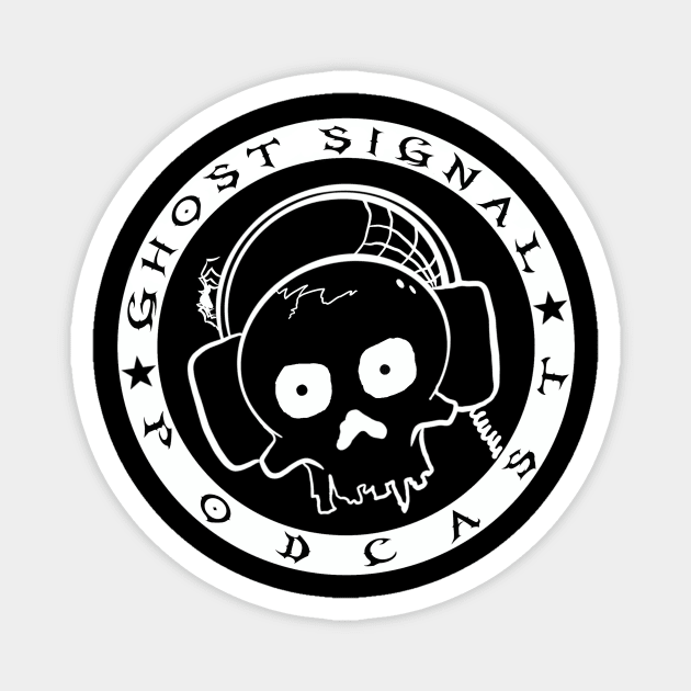 The Ghost Signal circle logo - Ghost Signal - Magnet | TeePublic