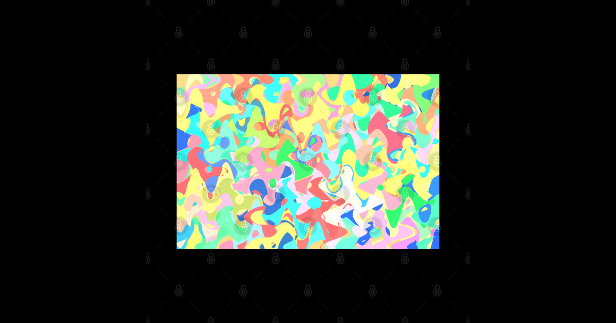 Chaotic vision, vibrant colors and shapes, funny mess - Total Mess ...