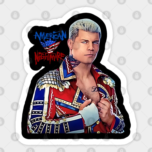 Cody Rhodes bro 7 - Cody Rhodes - Sticker | TeePublic
