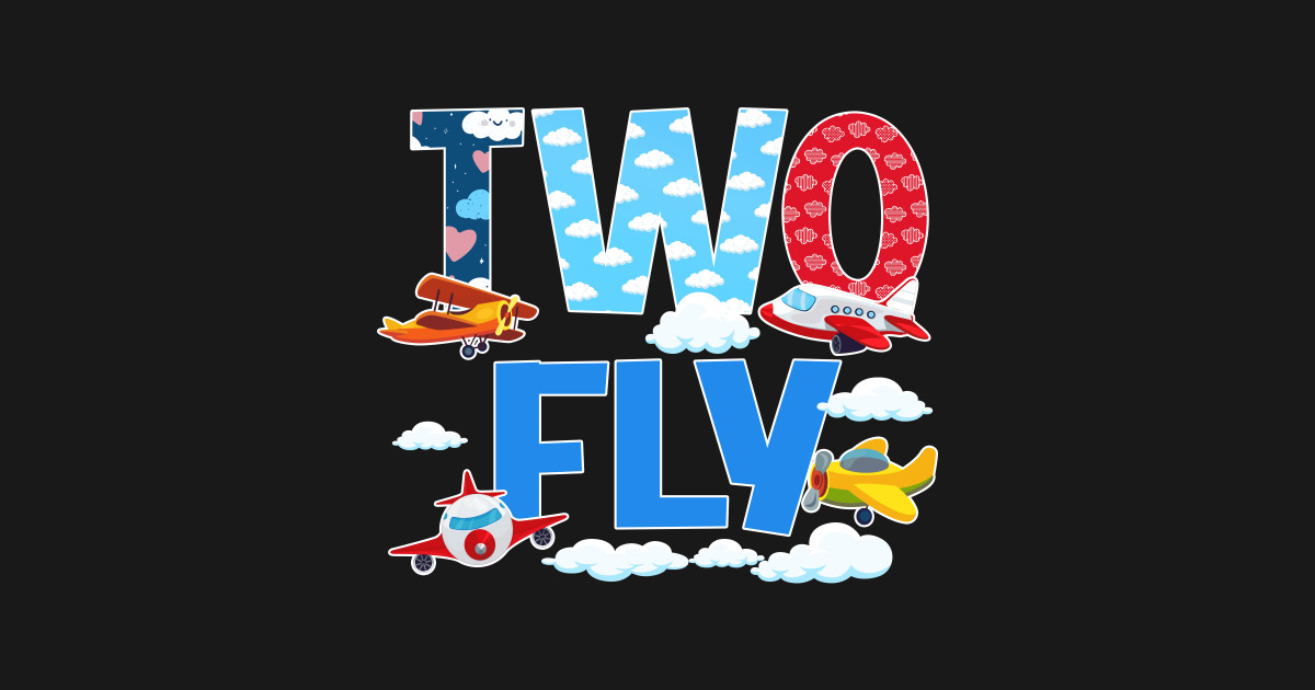 Two Fly Birthday Airplane Themed 2nd Birthday Boy Party - Two Fly - T ...
