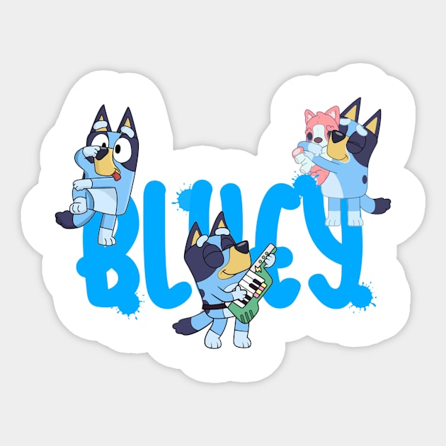 Bluey funny - Bluey - Sticker | TeePublic