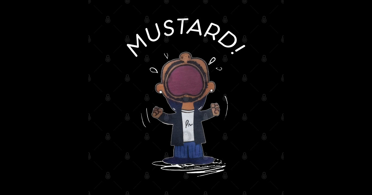 Kendrick Lamar Mustard Meme T-Shirt | Viral GNX Album Kendrick Lamar ...