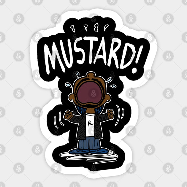 Mustard Meme Kendrick Lamar - Mustard Meme - Sticker | TeePublic