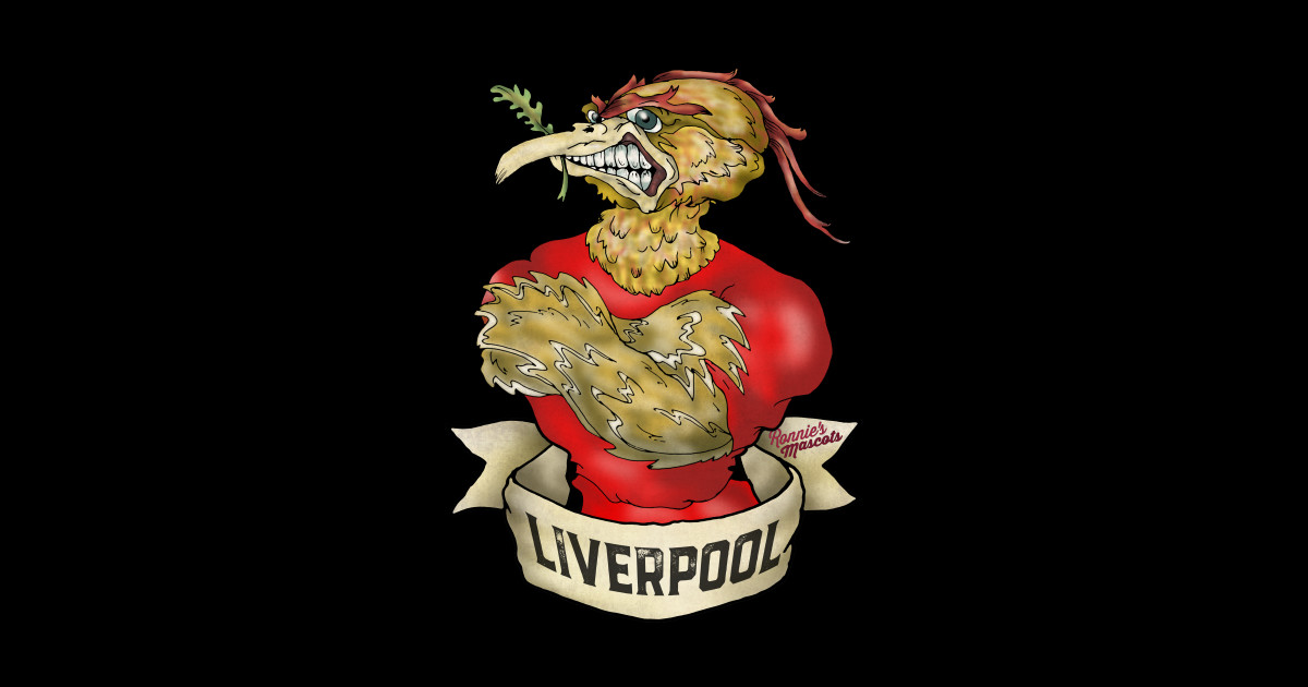 Liverpool Phoenix Mascot - Ronnies Mascots - Sticker | TeePublic