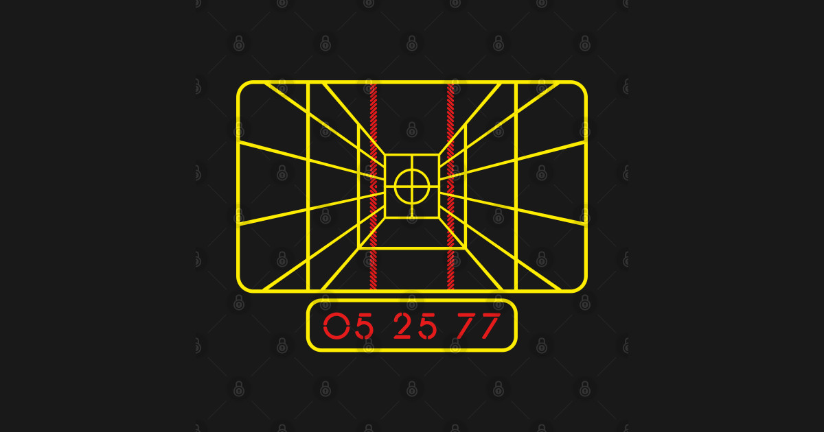 X-Wing Targeting Computer Display - Star Wars - T-Shirt | TeePublic