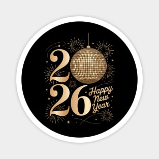 Happy New Years 2026 2 Magnets for Sale | TeePublic