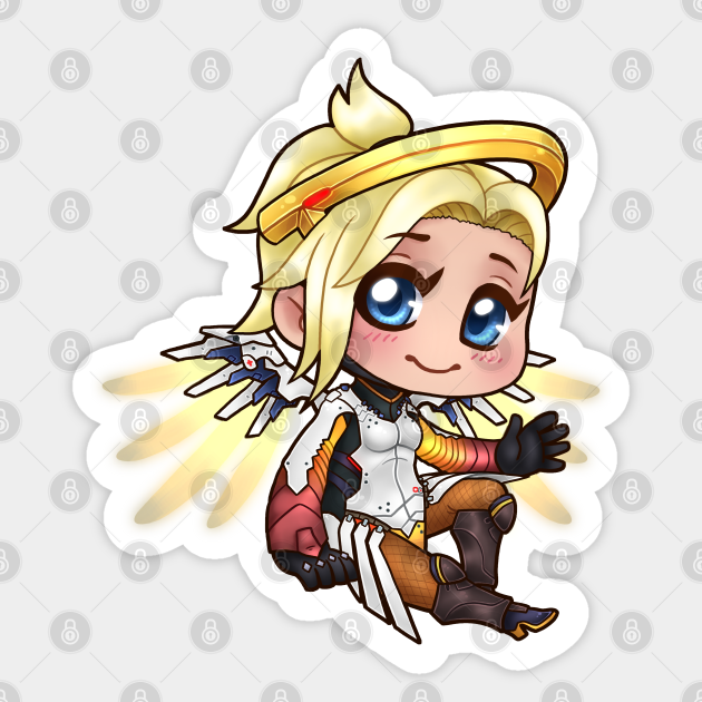 Chibi Mercy - Overwatch - Sticker | TeePublic