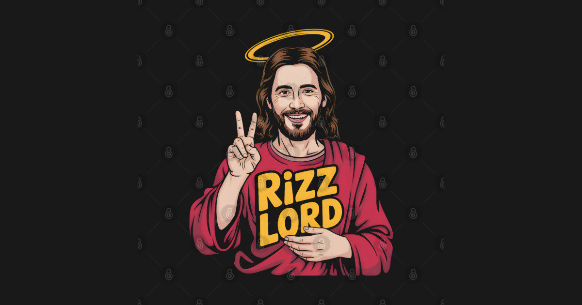 Rizz Lord Funny Jesus Peace Meme - Jesus Quote - T-Shirt | TeePublic