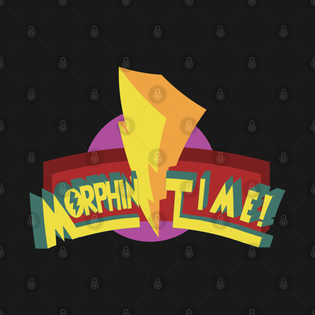It's Morphin Time! - Power Rangers - T-Shirt | TeePublic