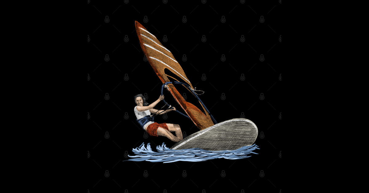 Windsurfing - Windsurf - Sticker | TeePublic