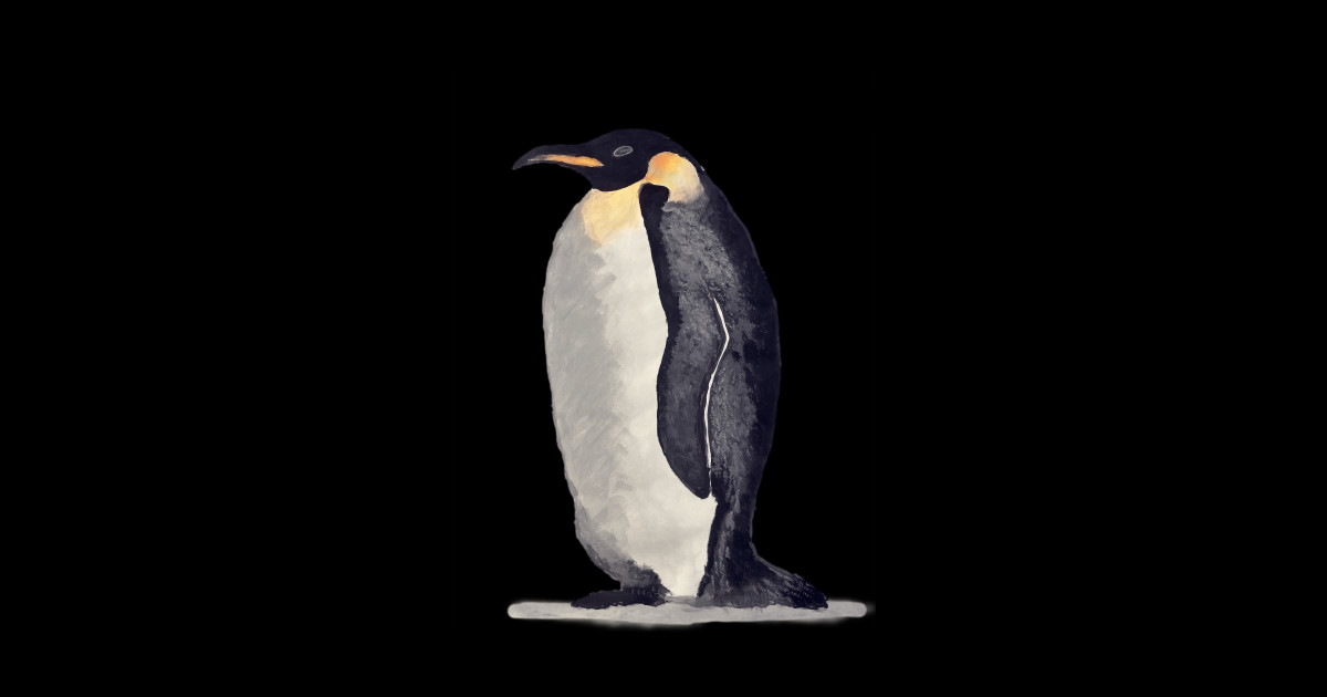 Emperor Penguin Painting - Penguin Lover - Posters and Art Prints ...