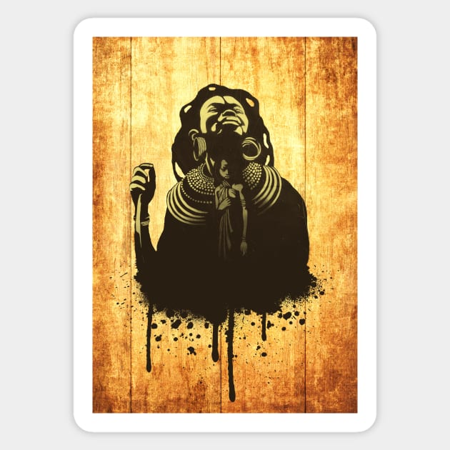 African Queen - Reggae - Sticker | TeePublic