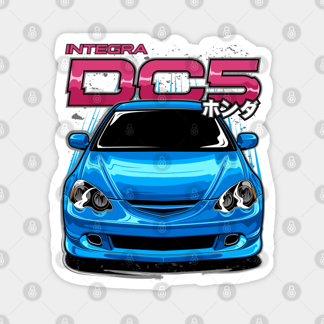 Integra DC5 Type R vector illustration for JDM car enthusiasts ...