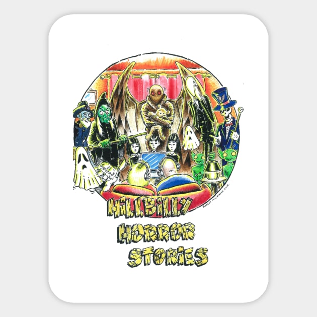 HHS & Friends - Hillbilly Horror Stories - Sticker | TeePublic