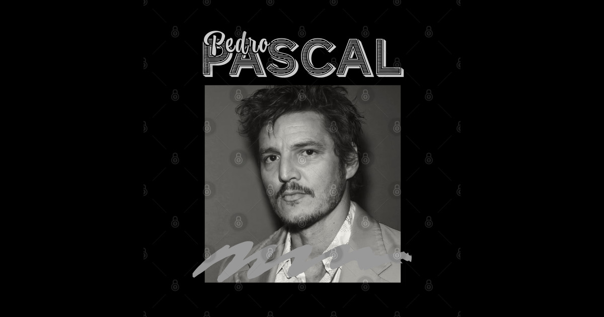 Pedro Pascal / Vintage Photo - Pedro Pascal - Sticker | TeePublic