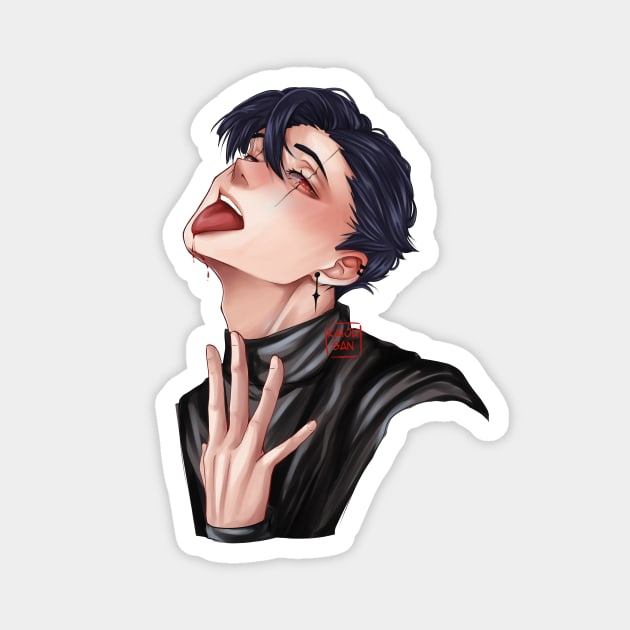 Male OC - Anime Boy - Magnet | TeePublic