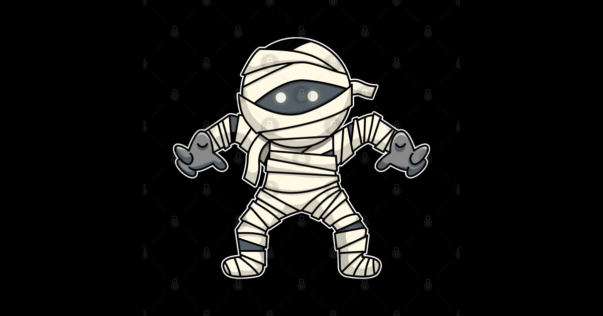 egyptian mummy design - Scary Ghost - Sticker | TeePublic