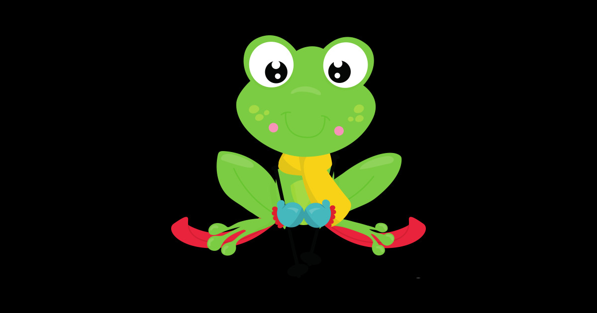 Winter Frog, Cute Frog, Green Frog, Skis, Skiing - Winter Frog ...