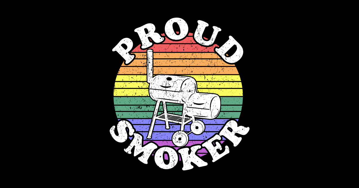 Proud Smoker Retro LGBT BBQ Smoker - Lgbt Bbq - Posters and Art Prints ...